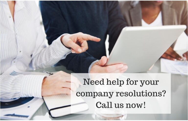 Company Resolutions: Everything your Company Needs to Know